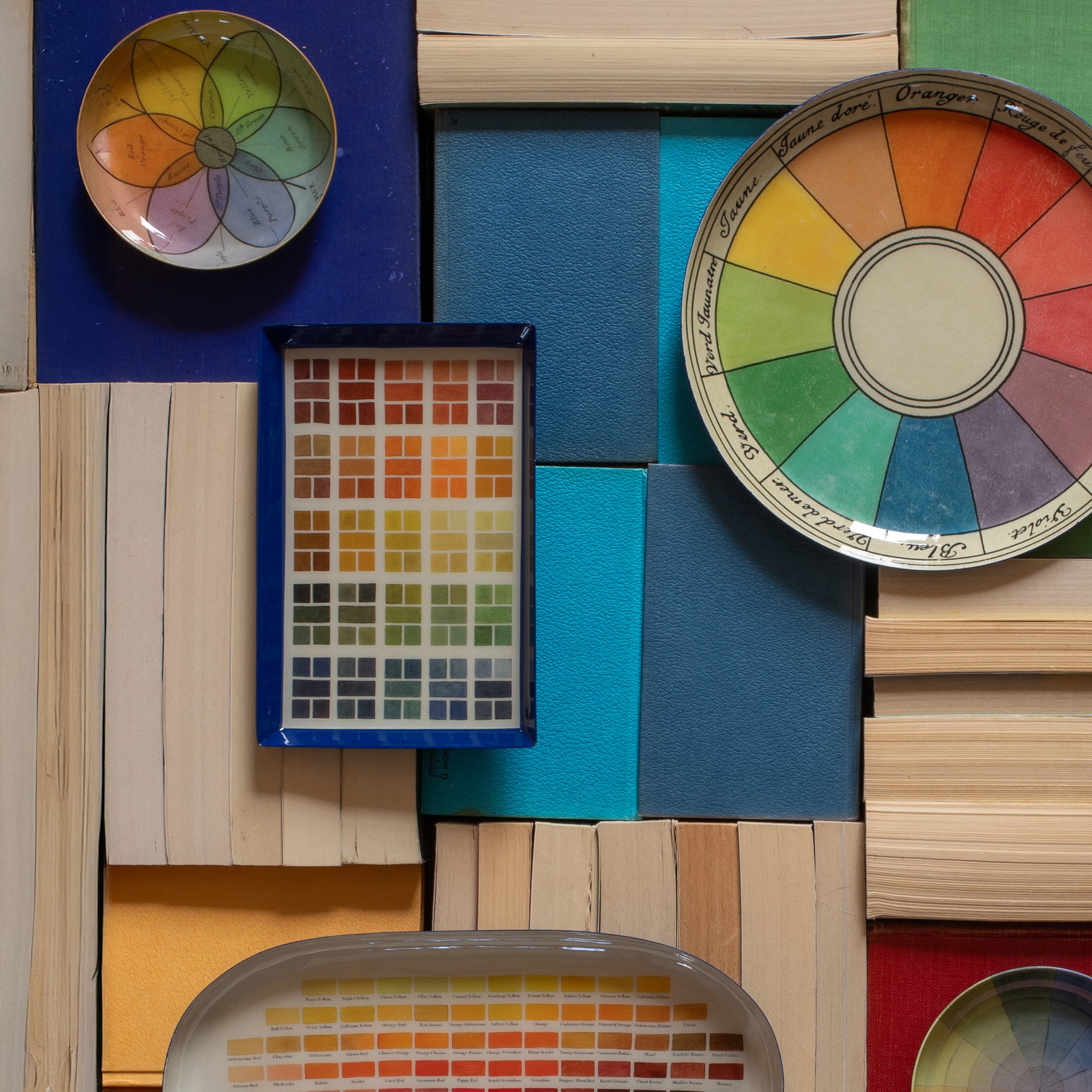 Watercolour Swatches Rectangle Enamel Tray – Roomytown UK
