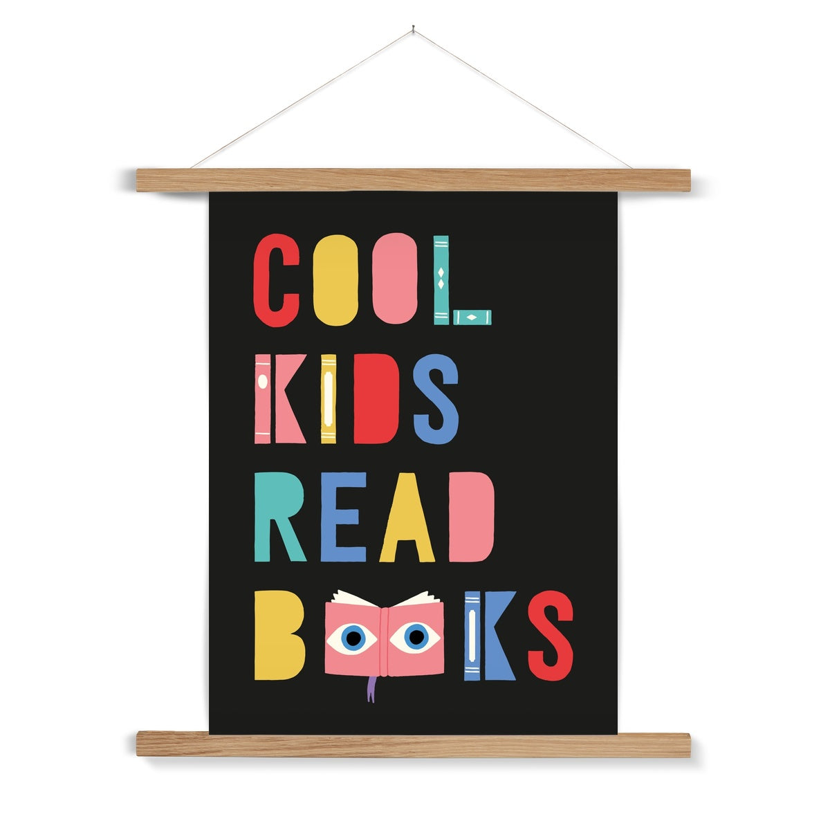 Reading Posters For Classroom Cool Kids Read Books Wall Hanging ...